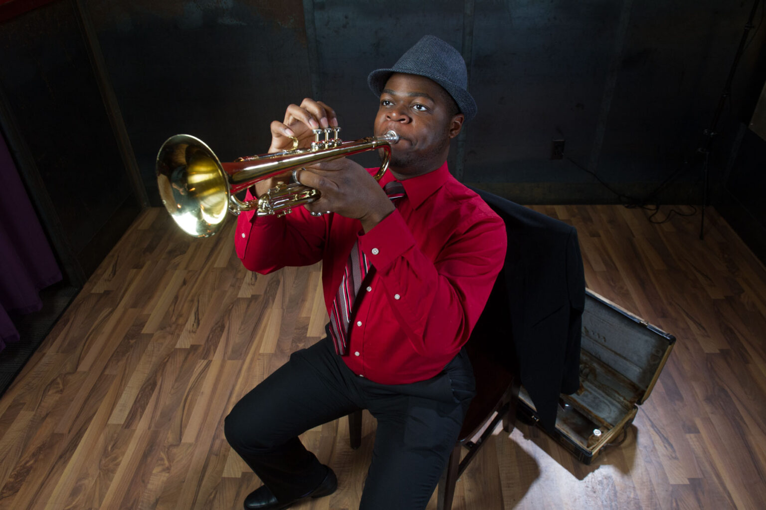 Senior Portrait: The Trumpet Player ⋆ Anchorage Photographer